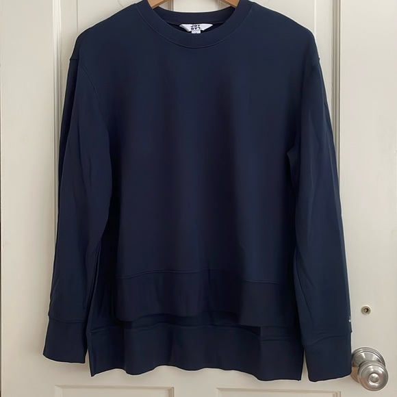 JoyLab | Tops | Nwot Joylab Navy Blue High Low Crewneck Sweatshirt ...
